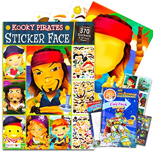 Create a Face Sticker Book Set for Boys, Toddlers Ages 4-8 -- Bundle ...