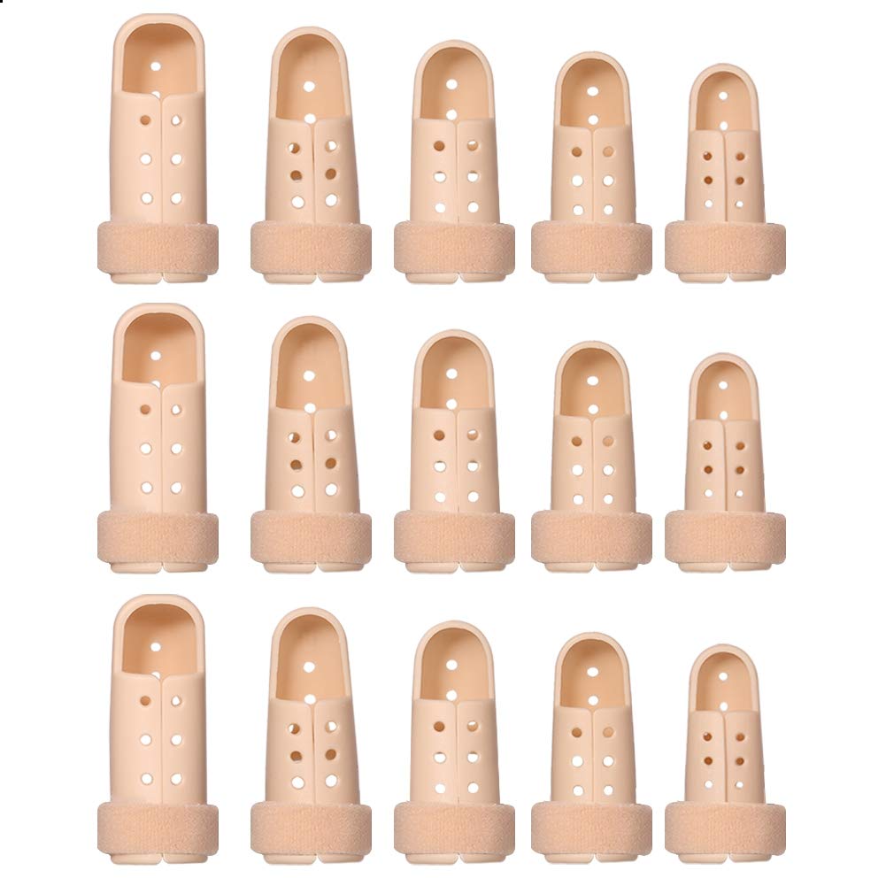 Mua 15 Pcs Finger Splint Brace, Mallet Finger Splints Pinky, Plastic ...