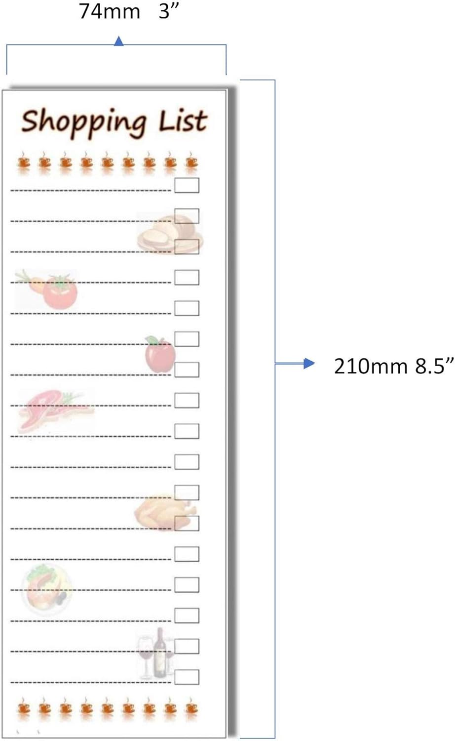 Meal Plan & Shopping Magnetic Stick on Fridge List Bundle Food to Shop ...