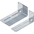 Amazon.com: 20 Pcs Galvanized Angle Bracket, L Corner Braces with ...