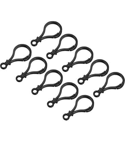 Plastic Lobster Clasp 20 Pc Mix Color Hard s Claw Hook Key Ring Chain ...