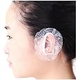 Amazon.com : 100Pcs Clear Disposable Ear Caps Ear Protector Covers Hair ...