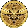 Amazon.com: Marvel Captain Marvel Logo Pewter Lapel Pin : Clothing ...