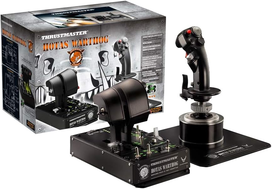 Thrustmaster Hotas Warthog Joystick et Manette pour jeu PC simulation de vol - Noir: Amazon.ca ...