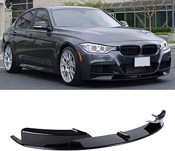 Amazon.com: Fandixin F30 Front lip, 3PCS PP M Style Front Bumper Lip ...