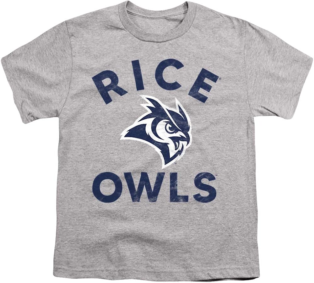 Amazon.com: Rice University Official Owls Logo Unisex Youth T Shirt ...