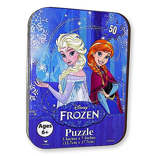 Buy Disney Frozen 50 Piece Jigsaw Puzzle Featuring Elsa and Anna ...