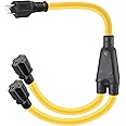 Amazon.com: Saysurey 3FT NEMA 6-20 Y Splitter, NEMA 6-20P Male Plug to 2X 6-20/6-15R Female ...