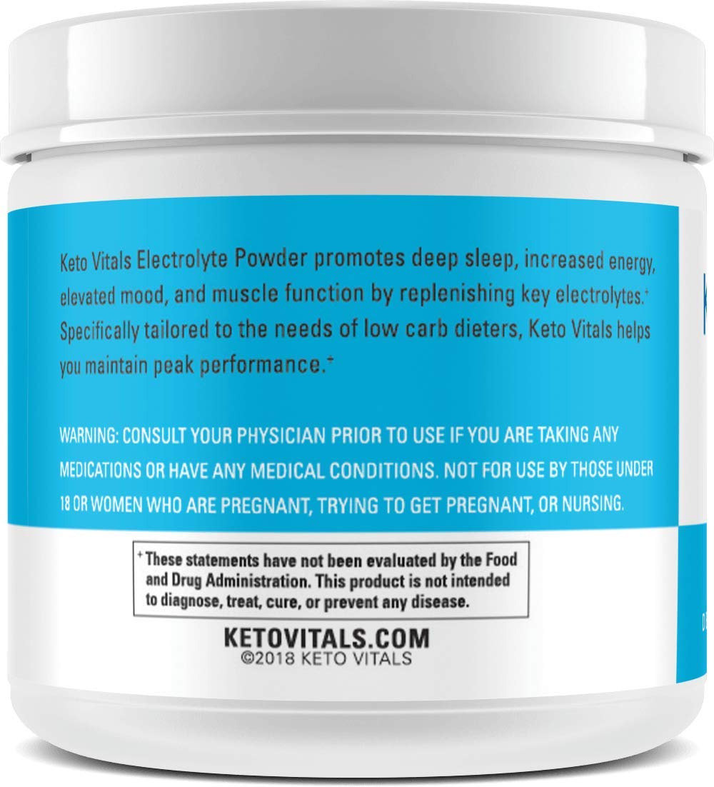 Keto Vitals Electrolyte Powder | Keto Friendly Electrolytes with ...