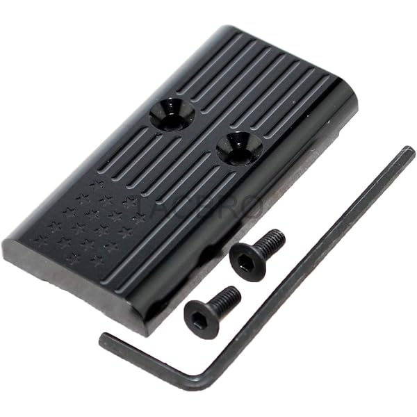 Glock 19 Back Plate Stl Milspin CNC Milled 3D Knockers Slide Back Plate ...