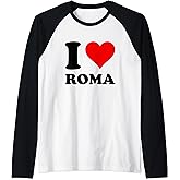 Amazon.com: Red Heart I Love Roma T-Shirt : Clothing, Shoes & Jewelry