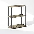 Amazon.com: Furinno Turn-N-Tube 3-Tier Multipurpose Compact Bookcase ...