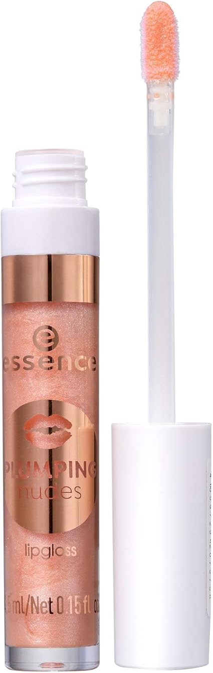 essence cosmetics plumping nudes lipgloss lip gloss plumper makeup (01 ...
