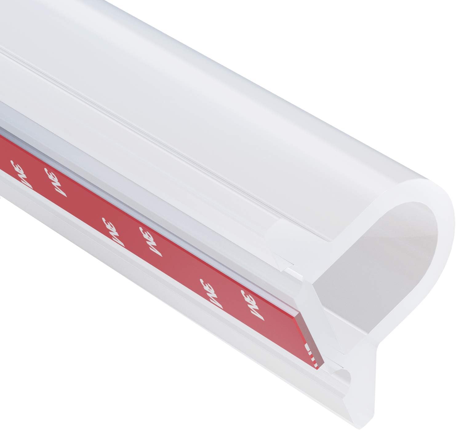 Collapsible Threshold Water Dam 3M Self-Adhesive Shower Threshold 100% ...