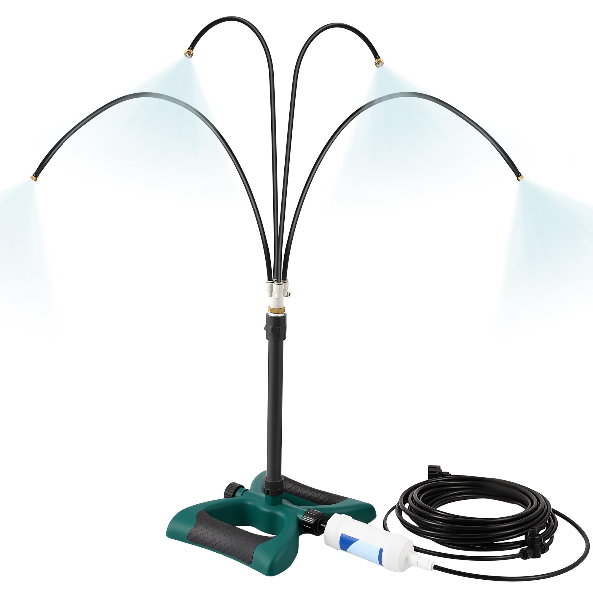 Standing Misters for Outside Patio, Portable Misters with Water Filter ...