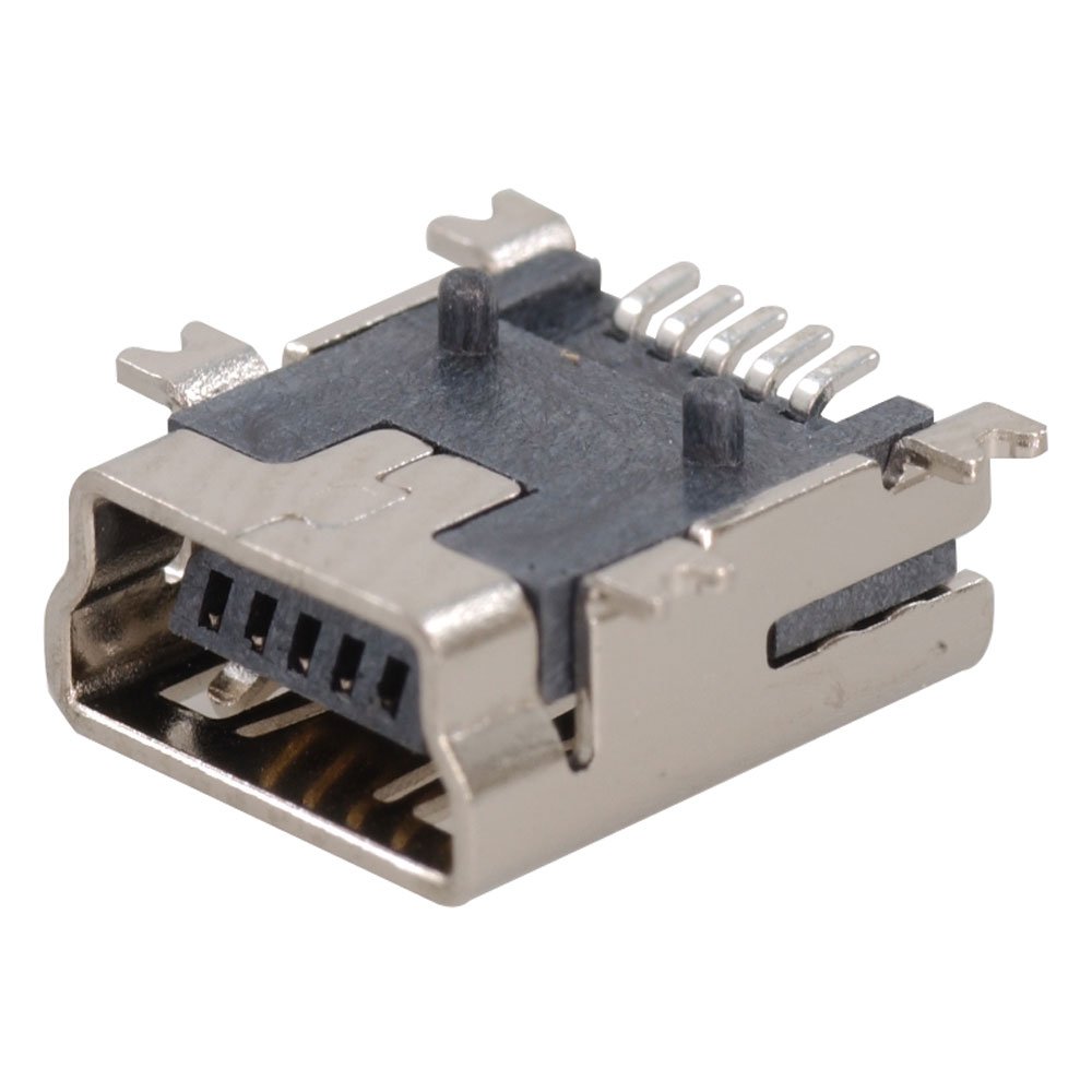 Adam Tech MUSB-B5-S-RA-SMT USB Connector, Female, 5 Position, Right ...