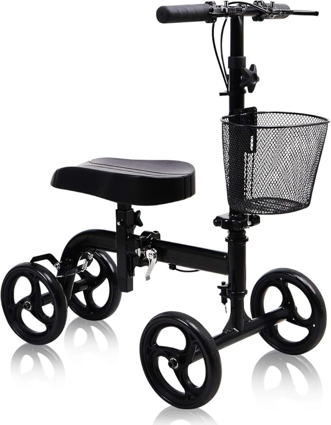 Amazon.com: Knee Scooter All Terrain - Give Me Deluxe Medical Steerable ...
