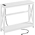 Amazon.com: Topeakmart Console Table with Power Outlets and USB Ports ...