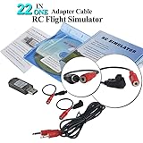 USB Flight Simulator Cable for DX5e Dx6i DX7 JR Futaba RC RealFlight ...