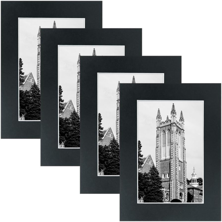 Mat Board Picture frames Multi Pack Frame Set 4pc Wall gallery collage ...