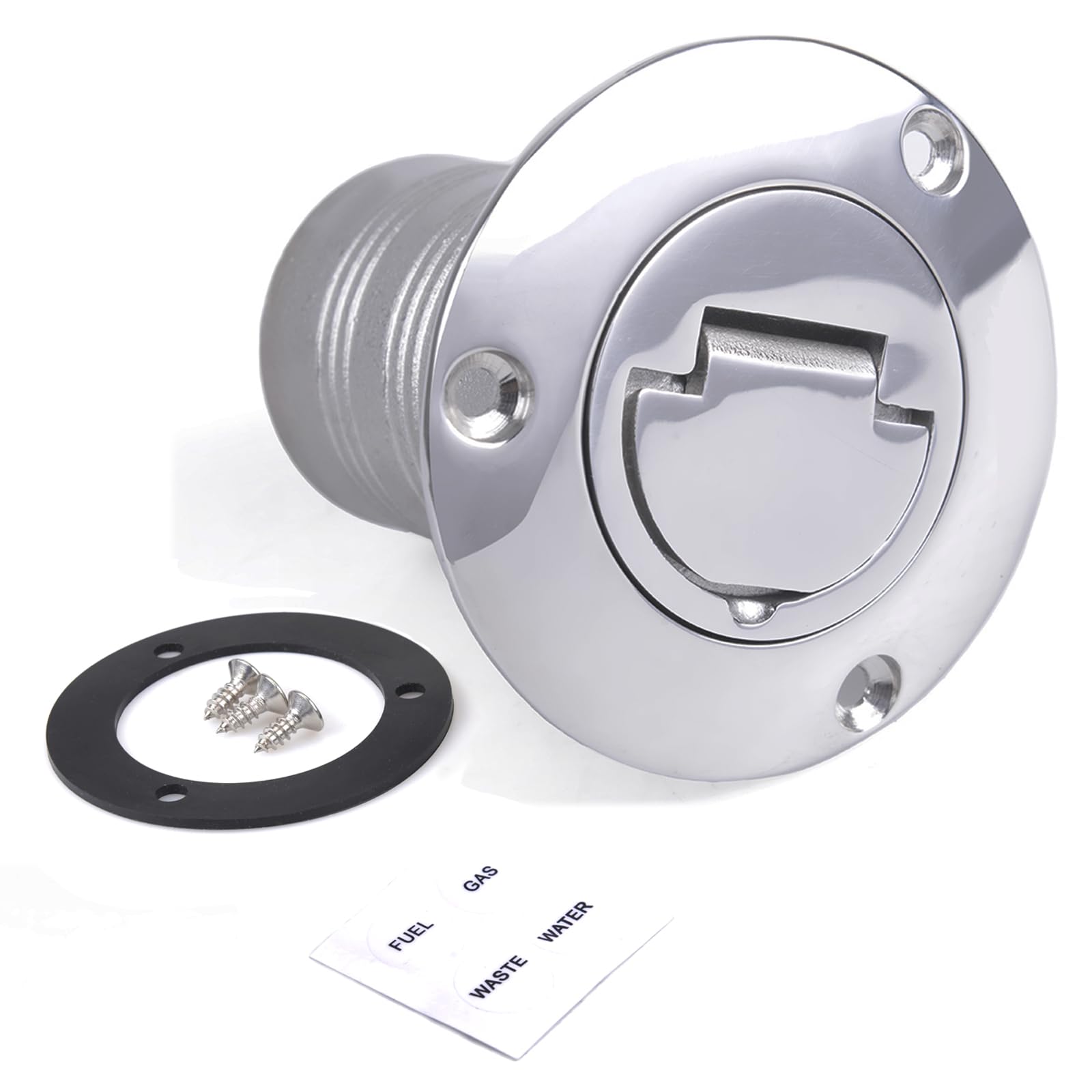 CNRAQR 2"(50mm) Boat Gas/Fuel/Diesel/Water/Waste Deck Fill/Filler with ...