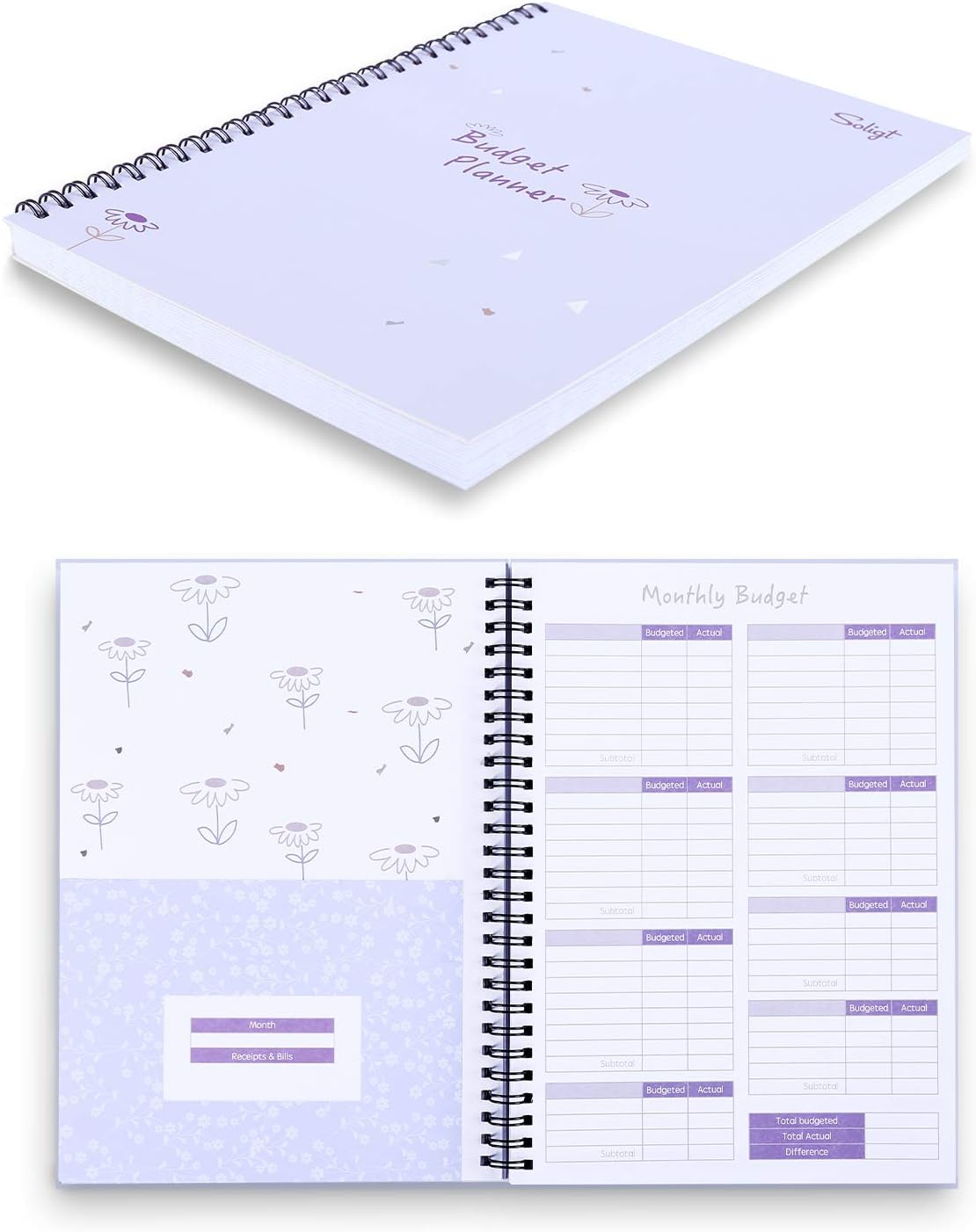 Monthly Budget Planner Book Undated With 12 Pockets For Income Debt Monthly Budget Planner Book Undated With 12 Pockets For Income Debt