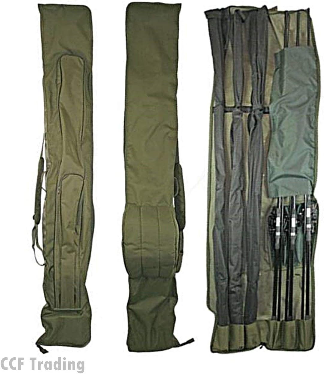 Rod Holdall Carp Fishing To Hold 3 Made Up Rods With Reels: Amazon.co ...