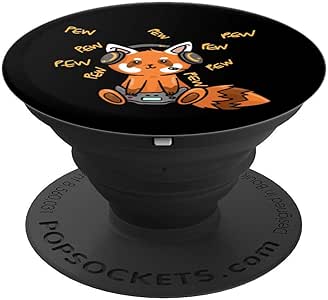 Amazon.com: Gamer Red Panda Pop Socket for Kids