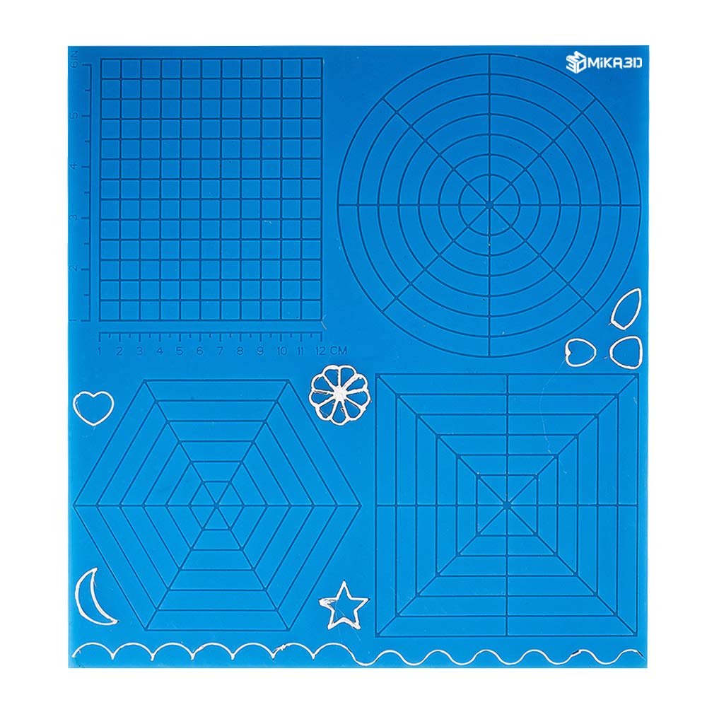 3D Printing Pen Silicone Design Mat with Basic Template, with 2 ...