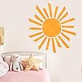 Amazon.com: Sun Wall Decals Sun Decals for Walls Sunshine Wall Stickers ...