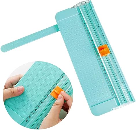 Mini Paper Cutter - WENTS Craft Paper Trimmer Portable Guillotine ...