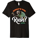 Amazon.com: Zootopia - Flash Sloth What's The Rush T-Shirt : Clothing ...