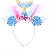 Amazon.com: SATINIOR 18 Pieces Glitter Mermaid Tail Party Hats Birthday ...
