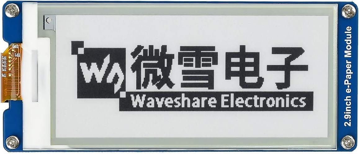 Waveshare 2.9 Inch E-Paper Display Panel Module Kit 296×128 Resolution ...