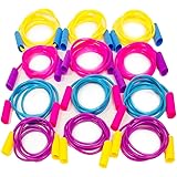Amazon.com: ArtCreativity 7ft Neon Jump Rope Set - 12 Pack - Vibrant ...