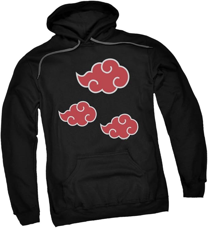 Amazon.com: Naruto Shippuden, Akatsuki Clouds Adult Hoodie Sweatshirt ...