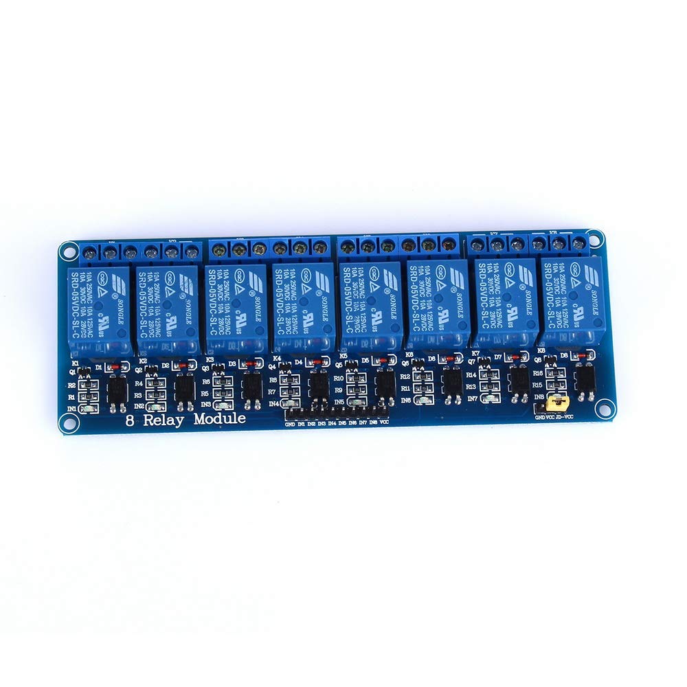 Mua Yizhet 8 Channel Relay Module DC 5V Relay Module with Optocoupler for Raspberry Pi Arduino ...