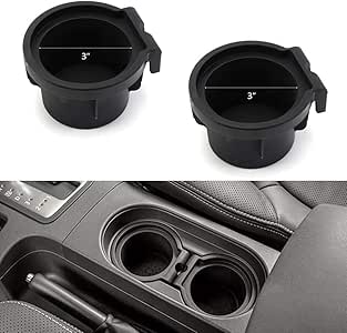 2 Cup Holder Inserts for 2005-2019 Nissan Frontier 2005-2012 Pathfinder ...
