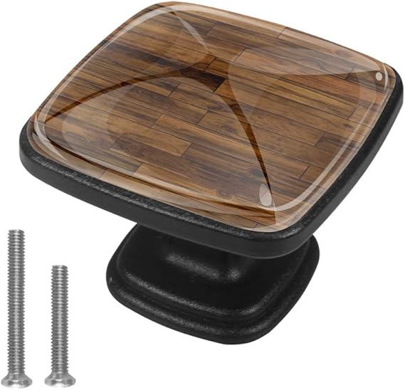 Manijas de cajón de madera envejecida con tiradores para armario ...