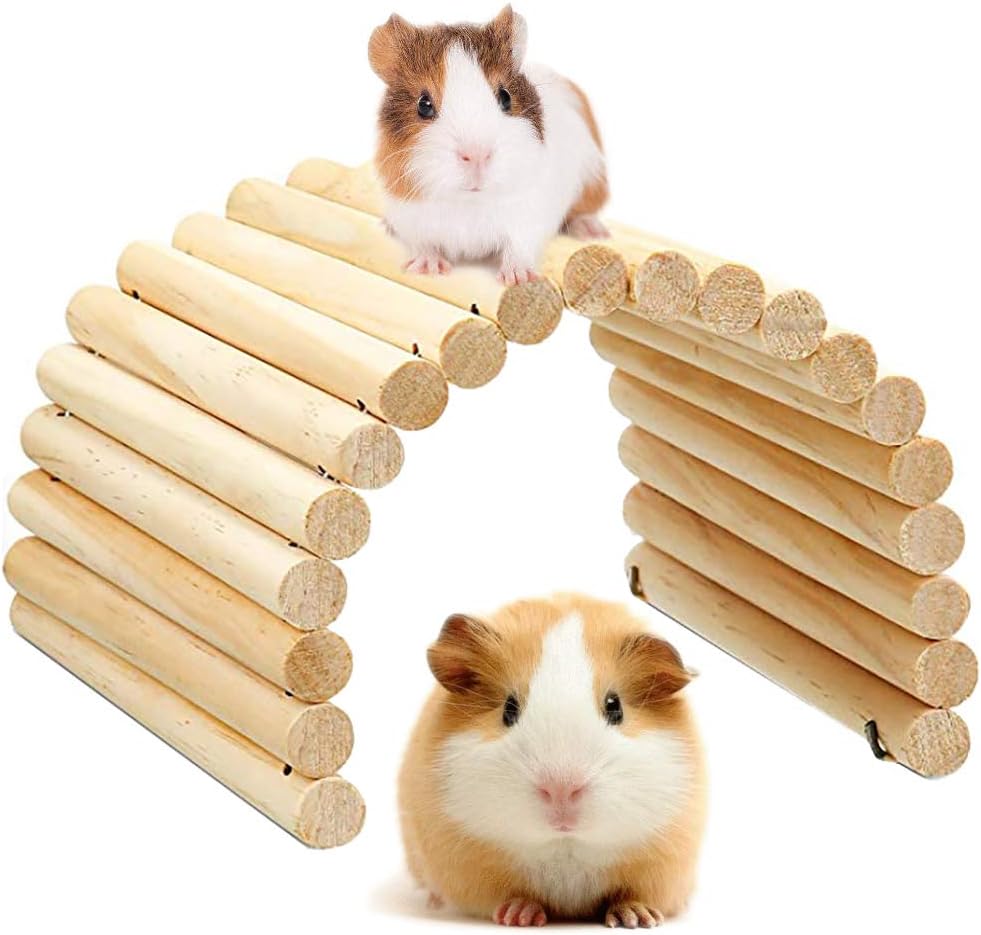 Chenyi Hamster Shelter Hamster Arch Bridge Toy Wooden Rainbow Bridge ...