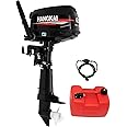Amazon.com: Outboard Motor, 6.5HP 4 Stroke Boat Engine Motor Short Shaft Outboard Heavy Duty ...