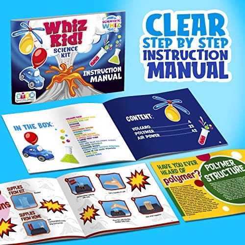 SCIENTIFIC WHIZ Science Set for Kids- Over 20 Science Experiments ...