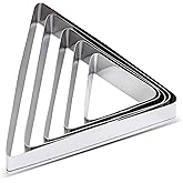 Amazon.com: Triangle Cookie Cutter Set - 5 inch, 4 inch, 3 inch, 2 inch ...