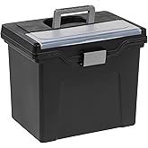 Amazon.com: Office Depot 30% Recycled Portable File Box, 10 11/16in.H x ...