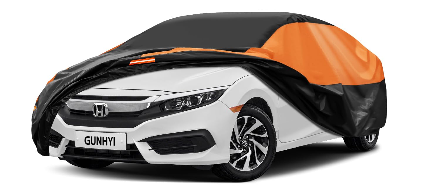 GUNHYI Honda Car Cover Custom Fit Honda Civic Waterproof All Weather ...