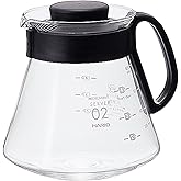 Amazon.com | Hario V60 "Clear" Glass Range Server, 600ml: Coffee ...