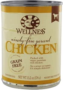 Wellness, Dog Food Chicken 95%, 13.2 Ounce: Canned Wet Pet Food: Pet ...