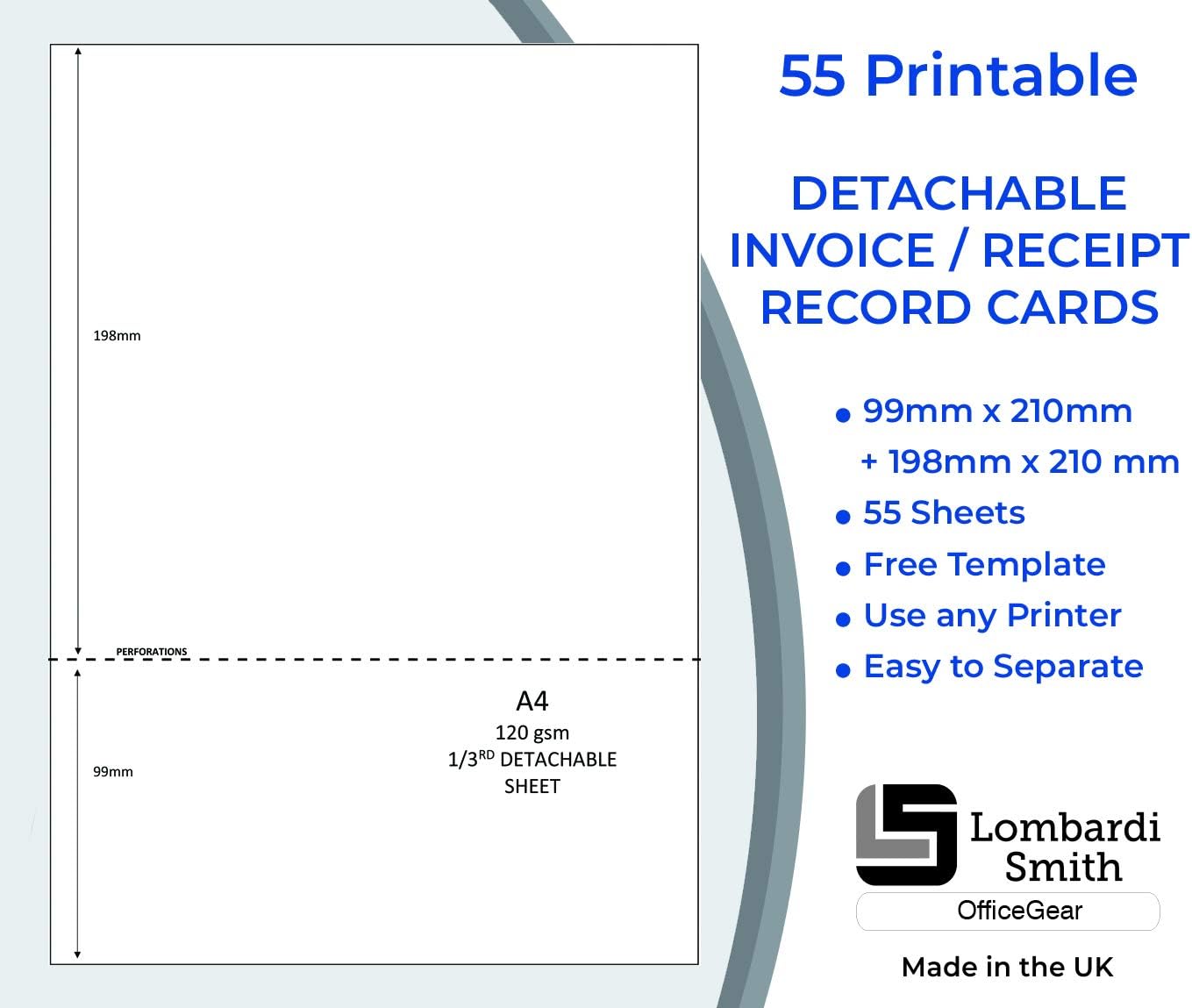 OfficeGear Detachable Invoice Guest Registration Record Forms 55 Sheets ...