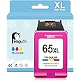 Amazon.com: Penguin 65XL Color Ink Cartridge for HP 65 Color Ink ...