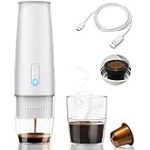 Amazon.com: Portable Espresso Maker Electric, Camping Coffee Machine ...